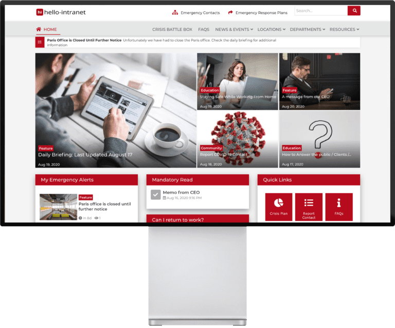 Finance Industry SharePoint Intranet | Hello-Intranet