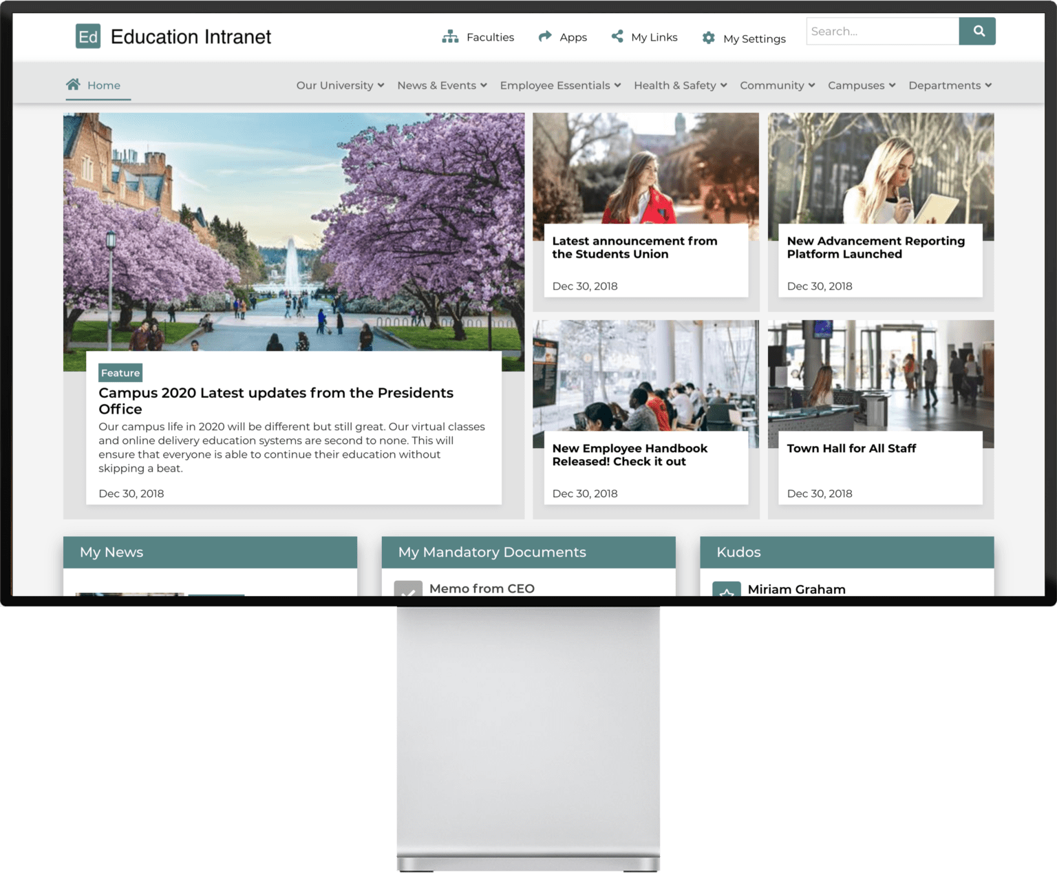 Education Industry SharePoint Intranet | Hello-Intranet
