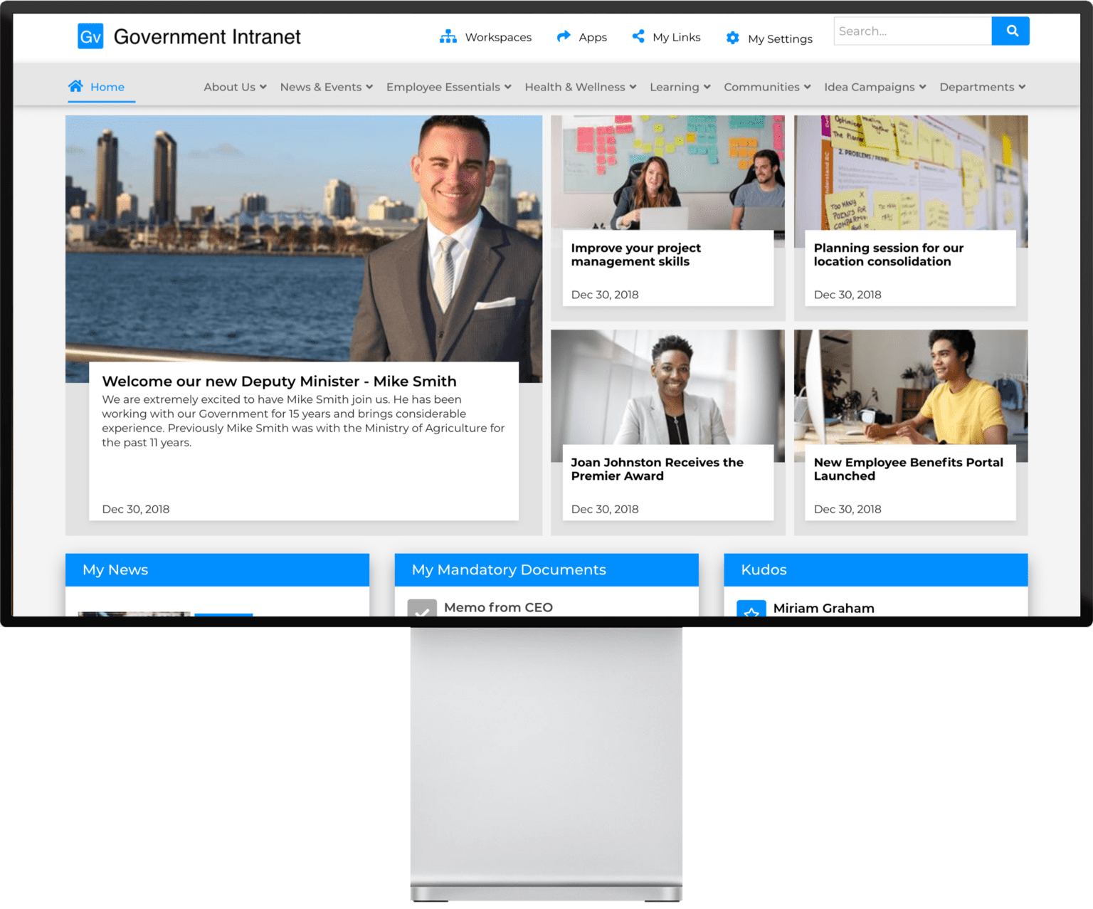 Government SharePoint Intranet Template | Hello-Intranet