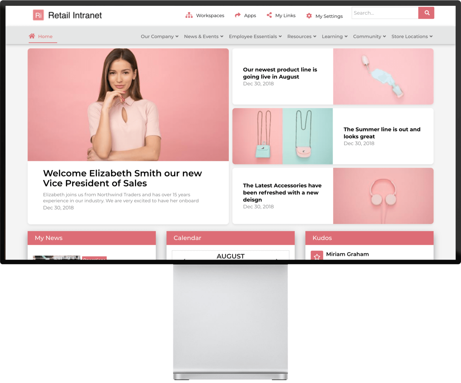 Retail Industry SharePoint Intranet | Hello-Intranet