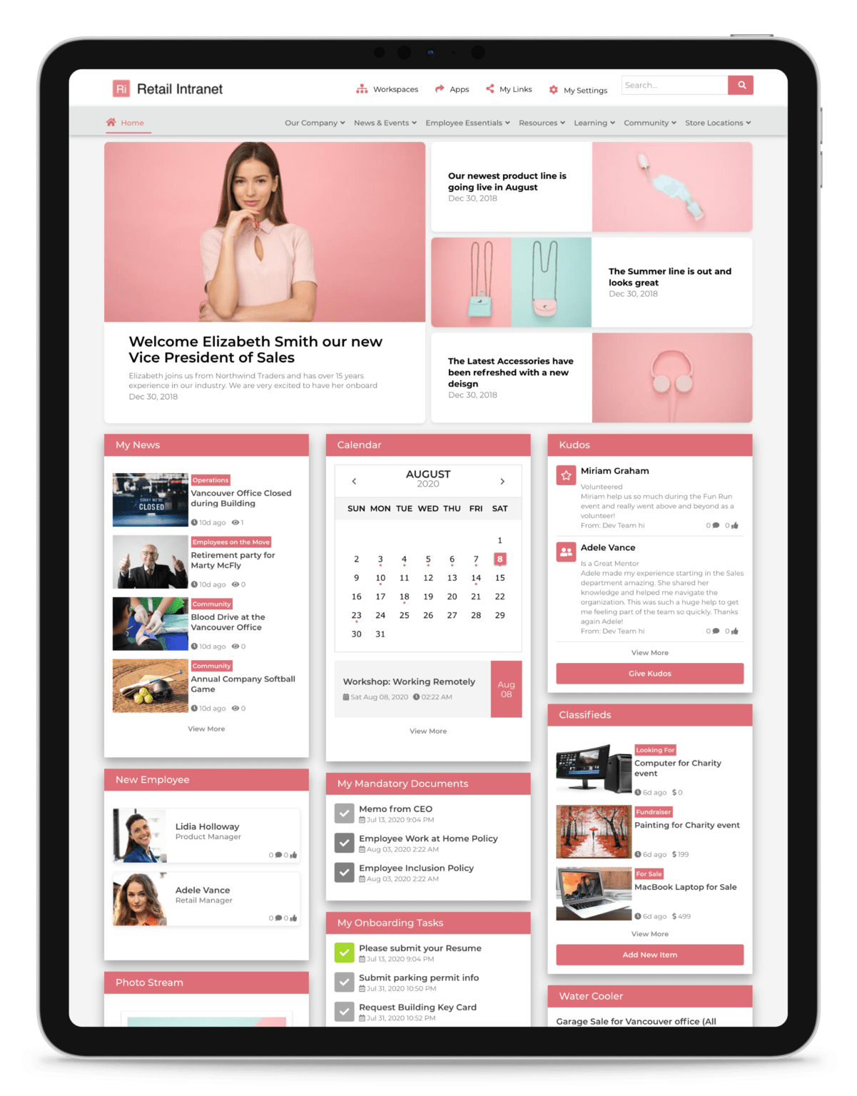 Retail Industry SharePoint Intranet | Hello-Intranet