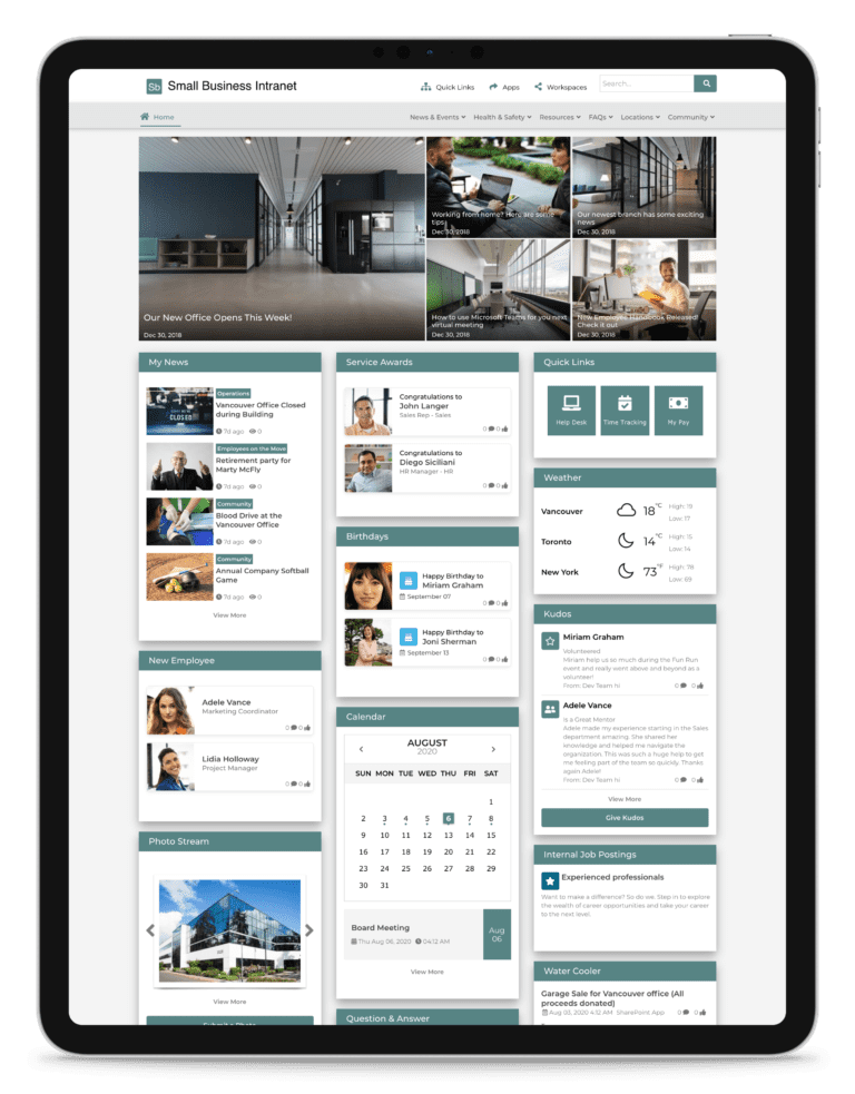 SharePoint Business Portal | Hello-Intranet